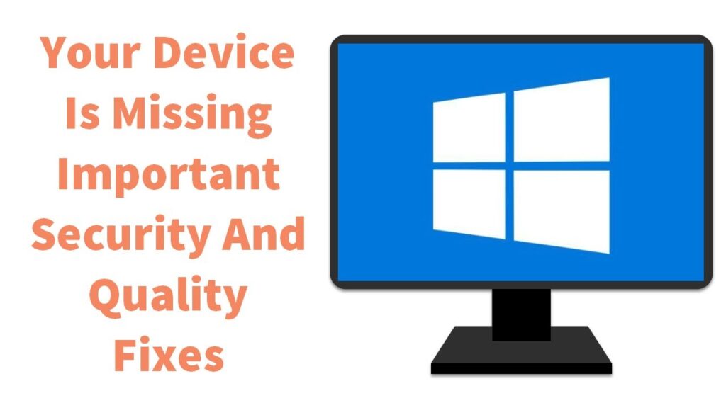 The Quickest Way to Resolve Your Device Missing Important Security and ...